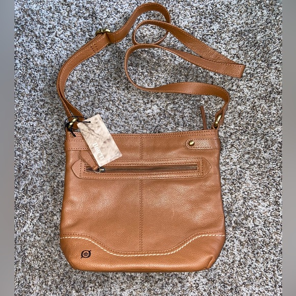 Born | Bags | Born Brown Leather Crossover Purse | Poshmark